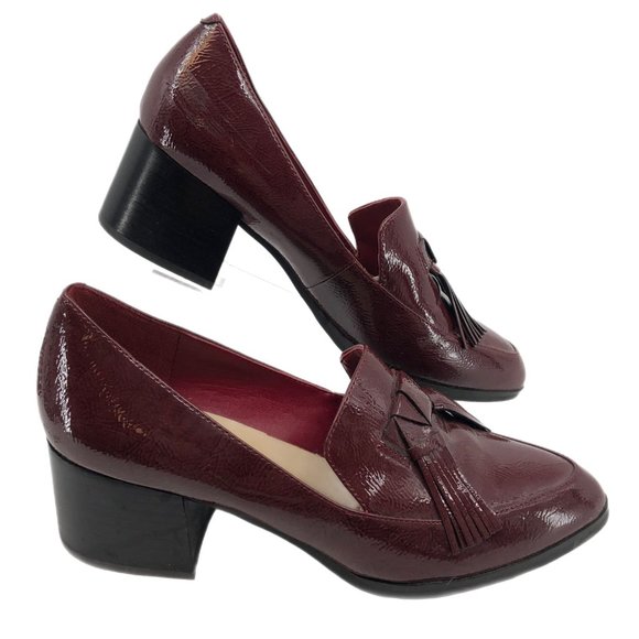 Marc Fisher | Shoes | Marc Fisher Red Pointed Toe Loafers Excellent ...